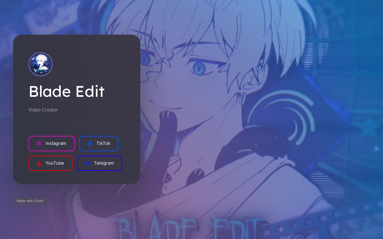 Blade Edit Social Media